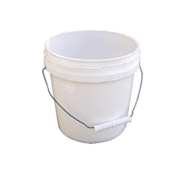 1 Gal White Plastic Pail - Aboff's